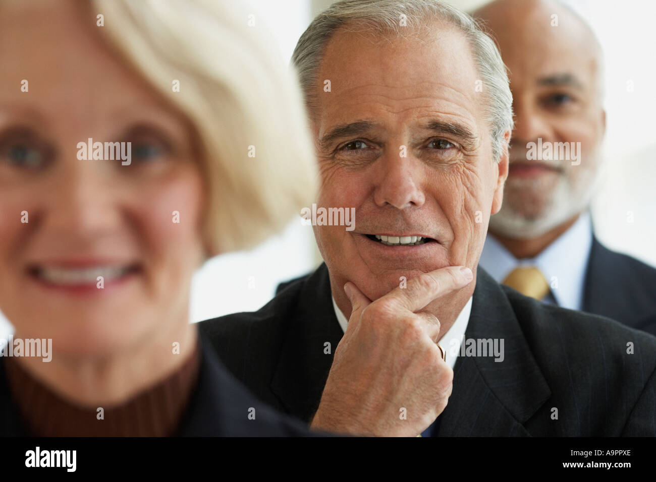 Portrait three ceos hi-res stock photography and images - Alamy