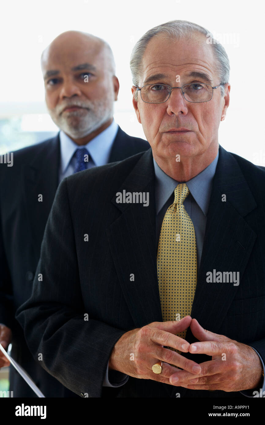 Portrait of two ceo's Stock Photo - Alamy