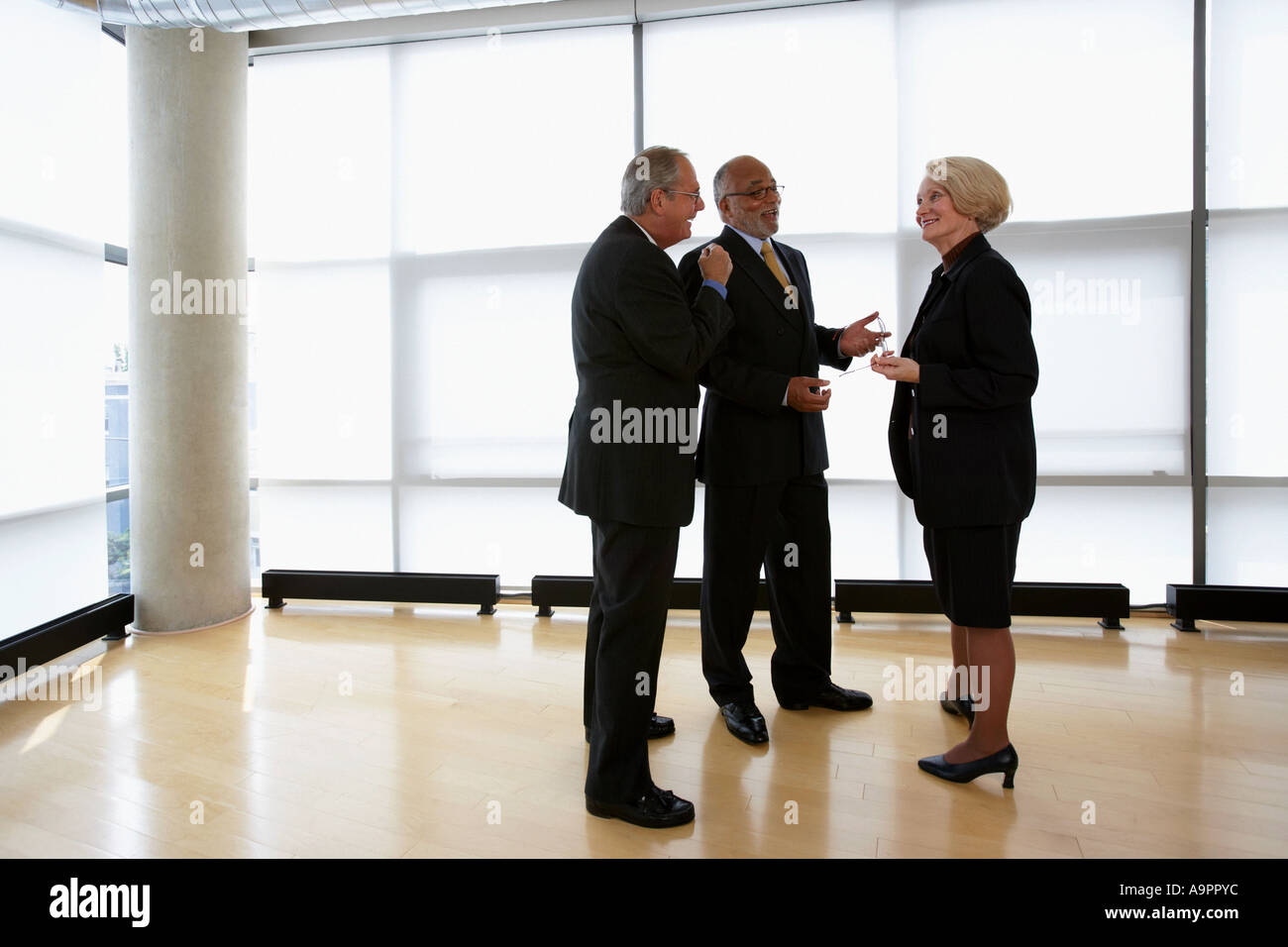 Portrait of three ceo's Stock Photo - Alamy