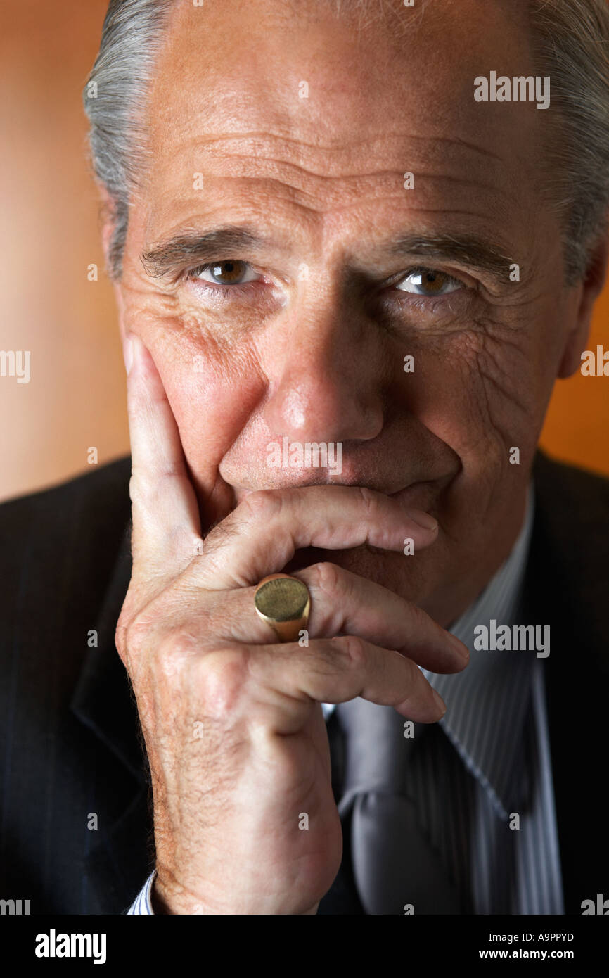 Portrait of a ceo Stock Photo - Alamy