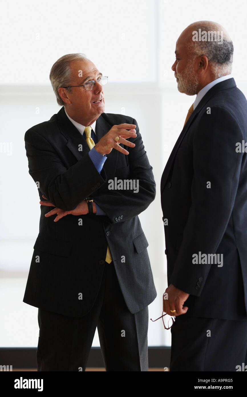 Two ceo's having a conversation Stock Photo - Alamy