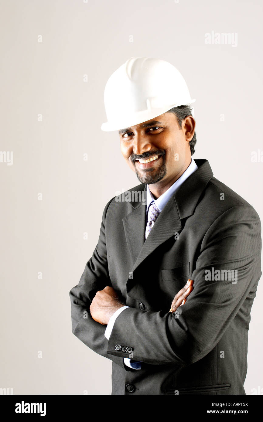 Portrait of an engineer Stock Photo - Alamy