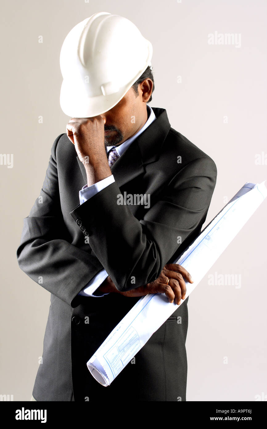 Portrait of an engineer Stock Photo - Alamy