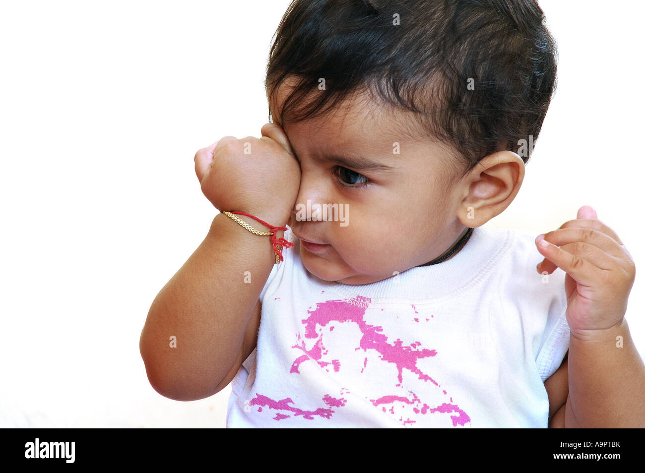 Baby crying shoulder Cut Out Stock Images & Pictures - Alamy