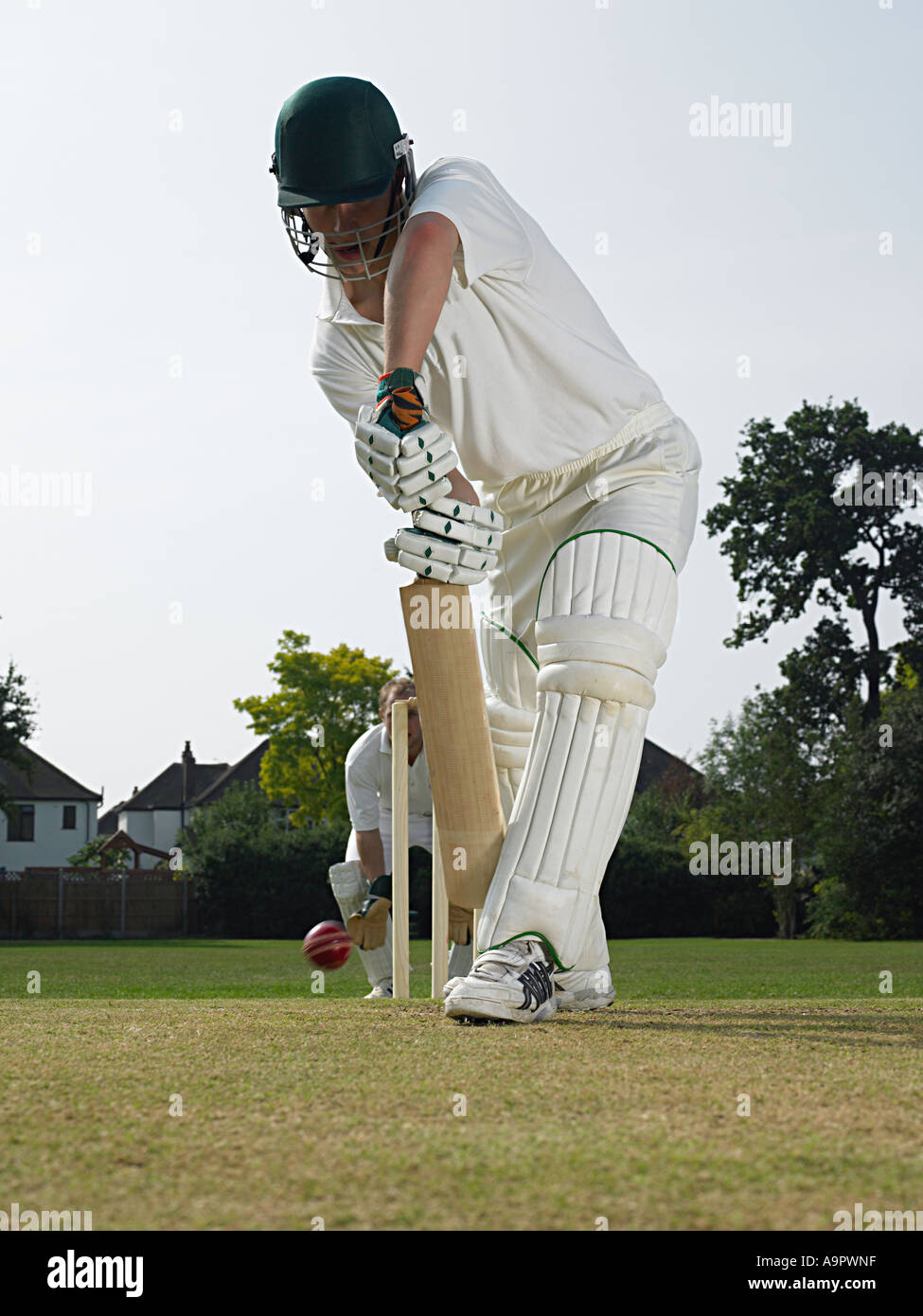 Cricketers standing hi-res stock photography and images - Alamy