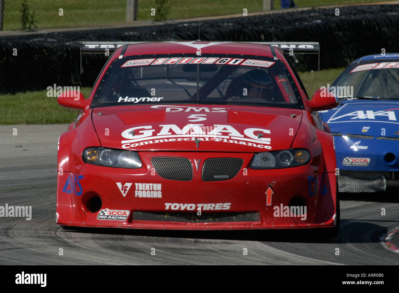 Stu Hayner races his Pontiac GTO at the Speed World Challenge GT race ...