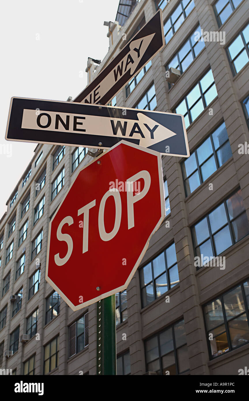 New york street sign Stock Photo - Alamy