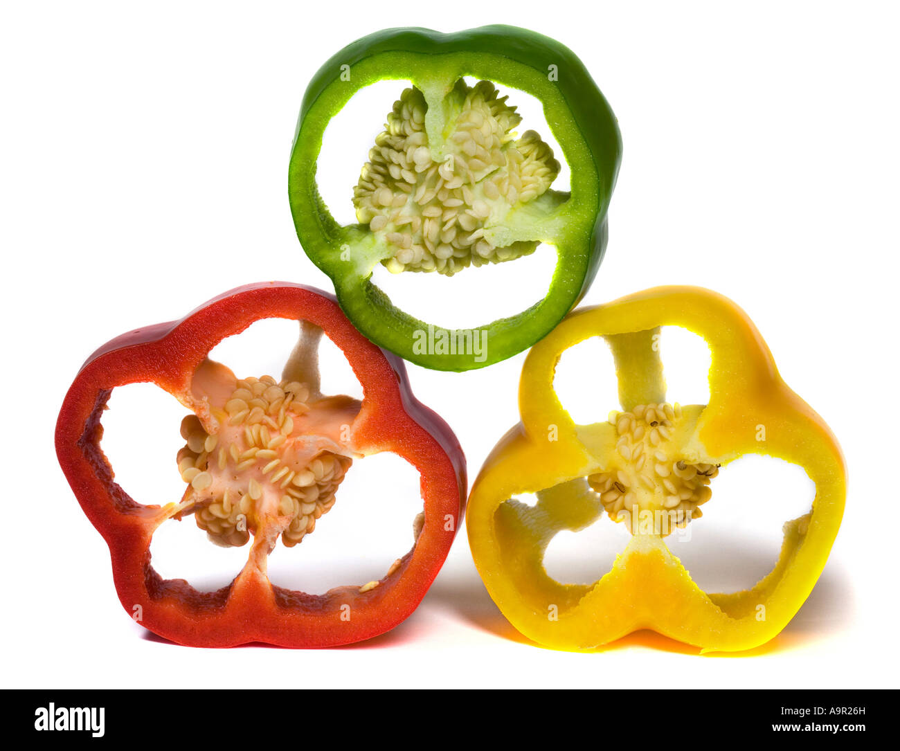 Yellow capsicums sliced hi-res stock photography and images - Alamy