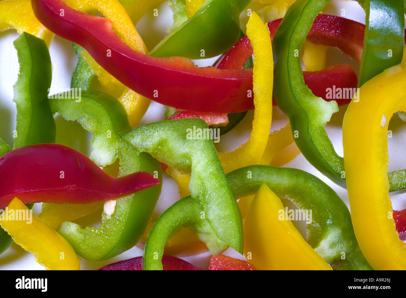 Mixed Peppers (Capsicums Stock Photo - Alamy