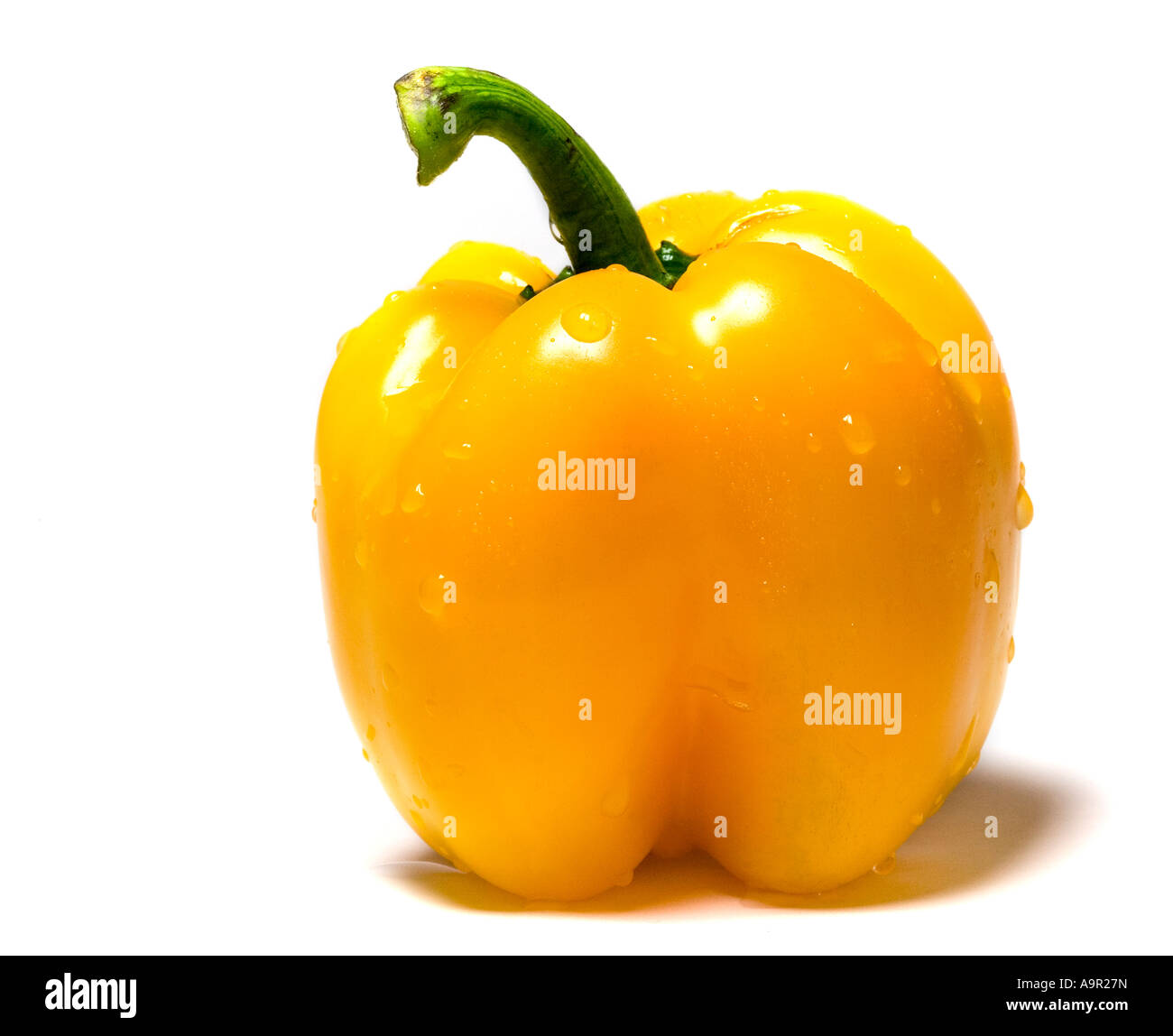 Yellow Pepper (capsicum Stock Photo - Alamy