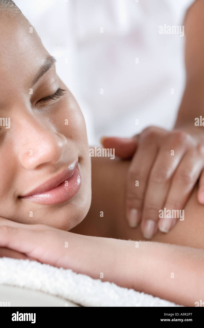Girl Having Massage High Resolution Stock Photography and Images - Alamy