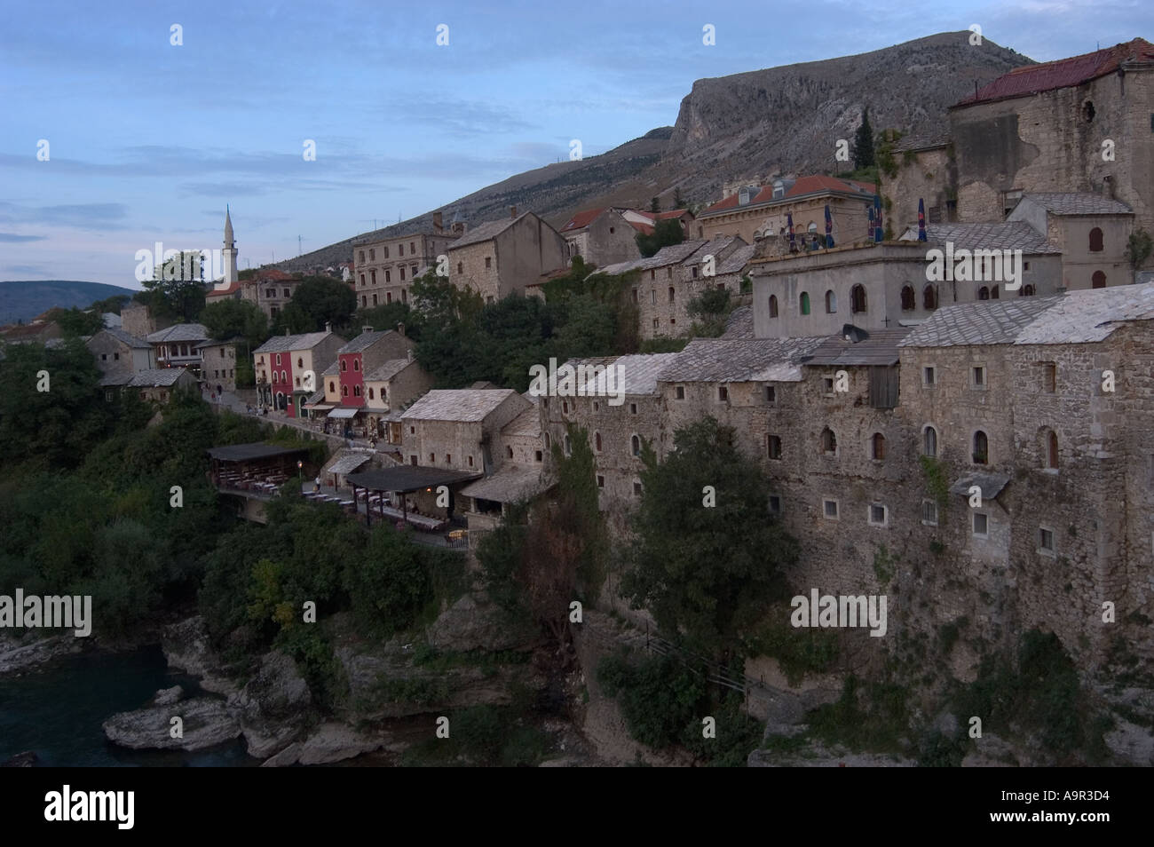 Mostar Old Town restored since the war in the 1990s Stock Photo - Alamy