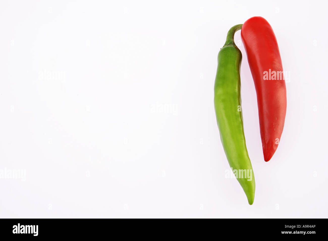 Chilli cut open Cut Out Stock Images & Pictures - Alamy
