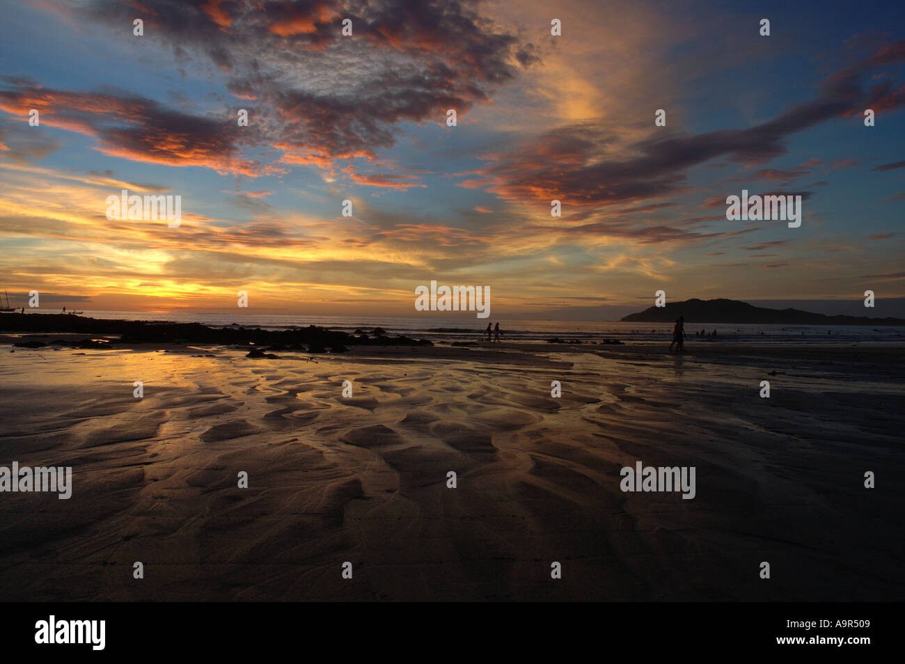Tamarindo beach Sunset Costa Rica Stock Photo - Alamy