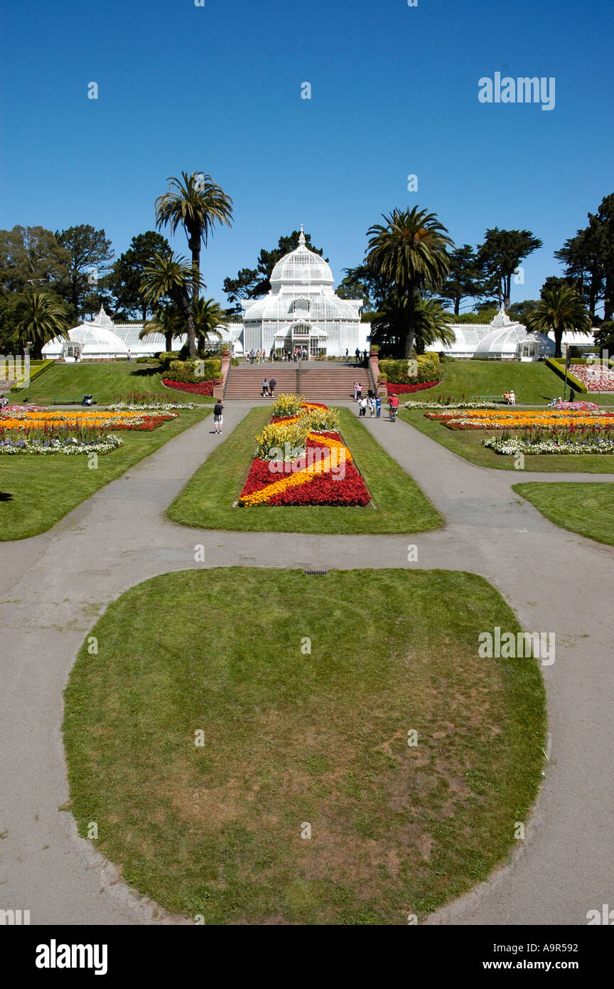 San Francisco, California. The restored Conservatory of Flowers in ...