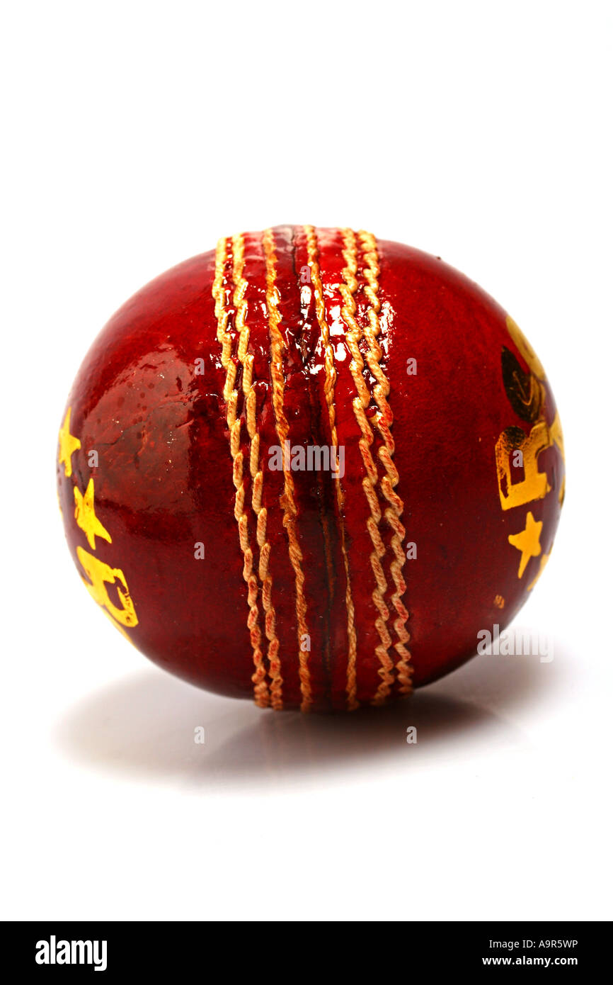 Close up of a cricket ball Stock Photo - Alamy