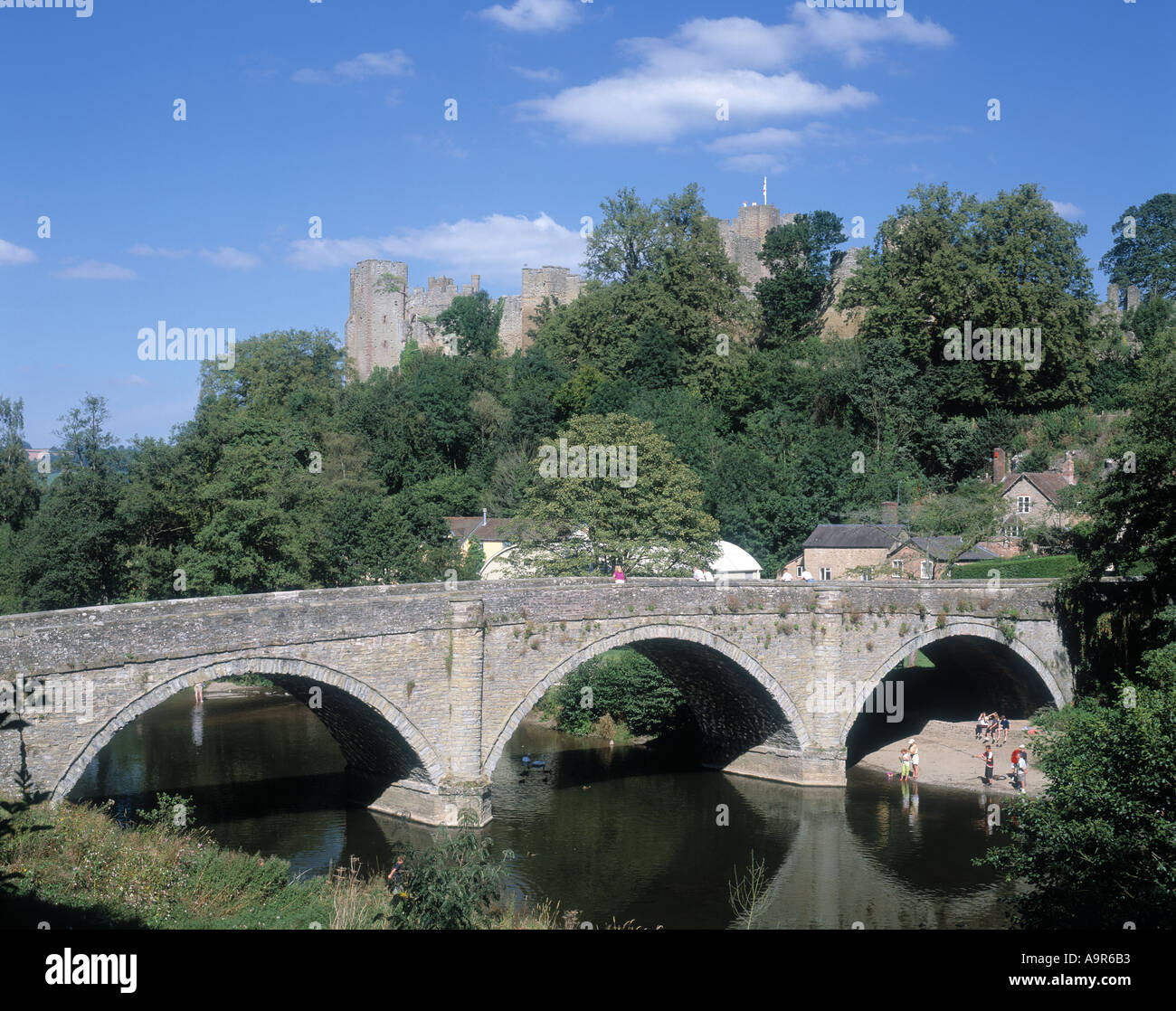 Bridge Ludlow Castle Architecture High Resolution Stock Photography and ...