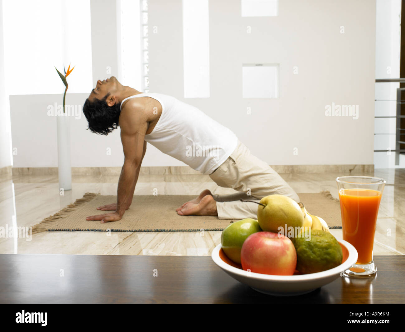 Healthy man bowl full hi-res stock photography and images - Alamy
