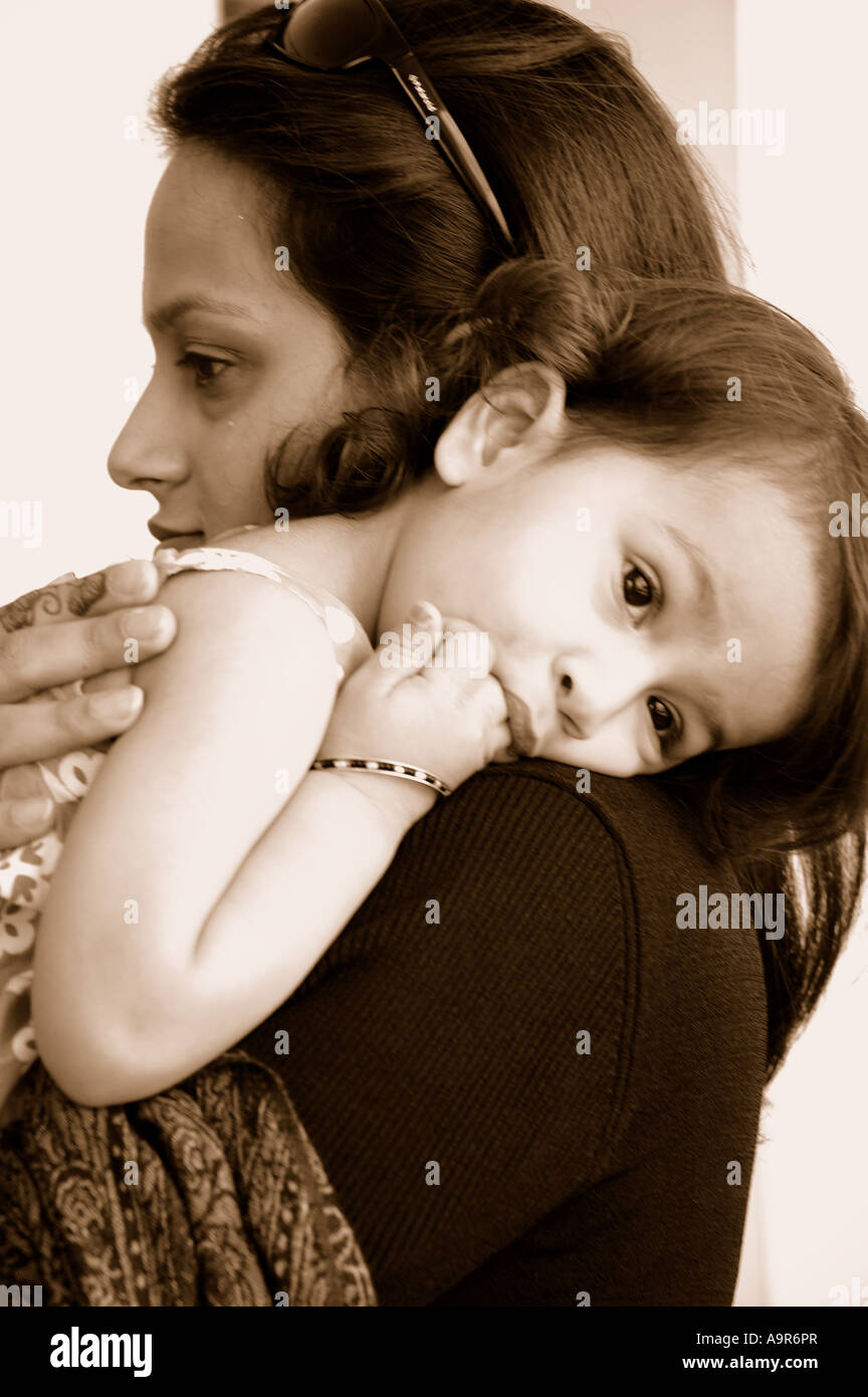 Mother and child Portrait Stock Photo - Alamy