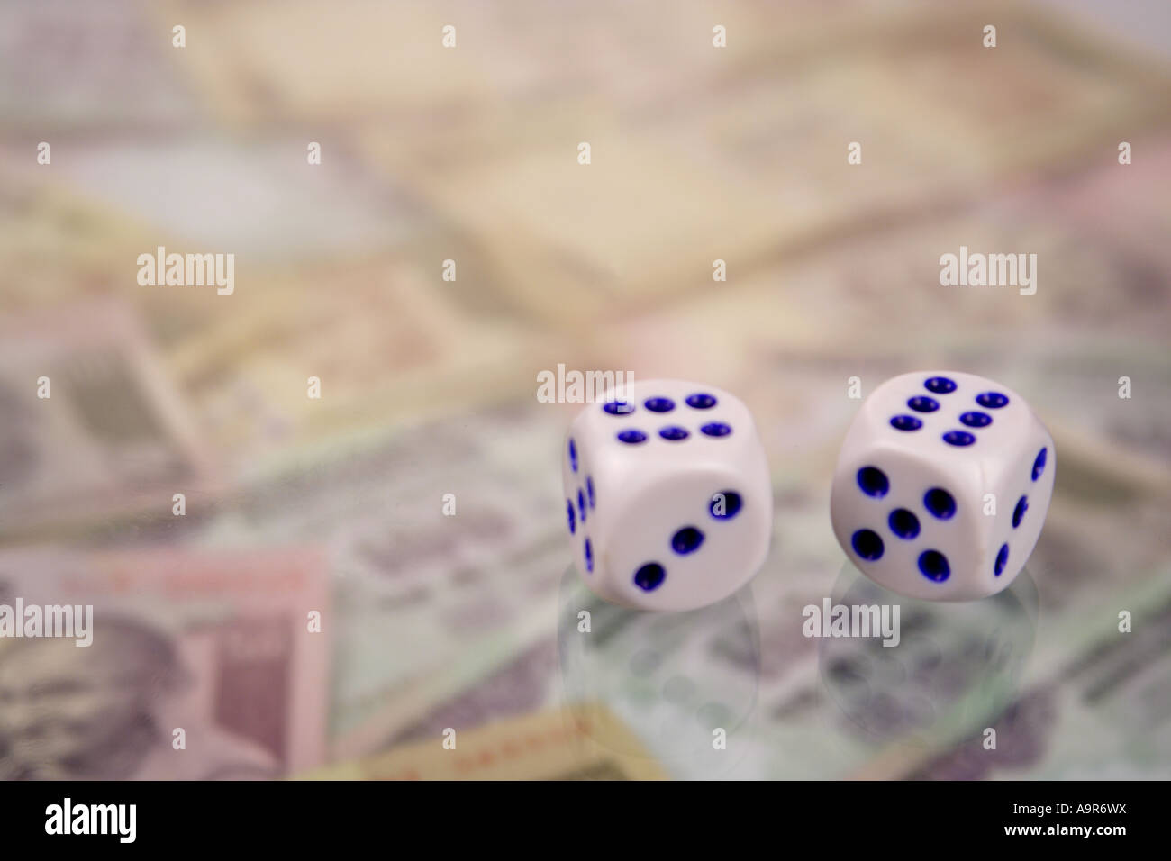 Close up of dice Stock Photo - Alamy