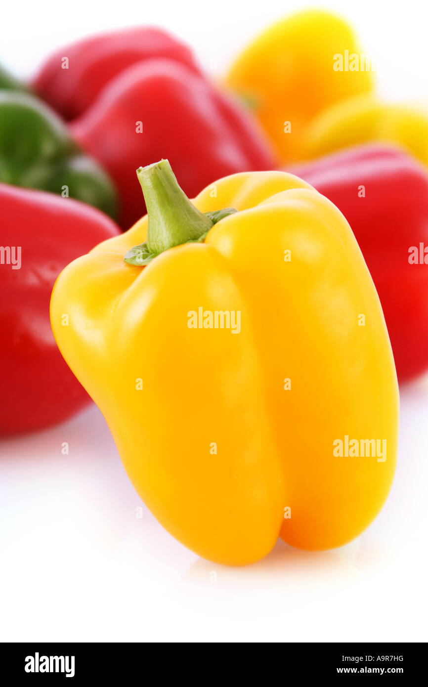 Bell pepper on a table Stock Photo - Alamy