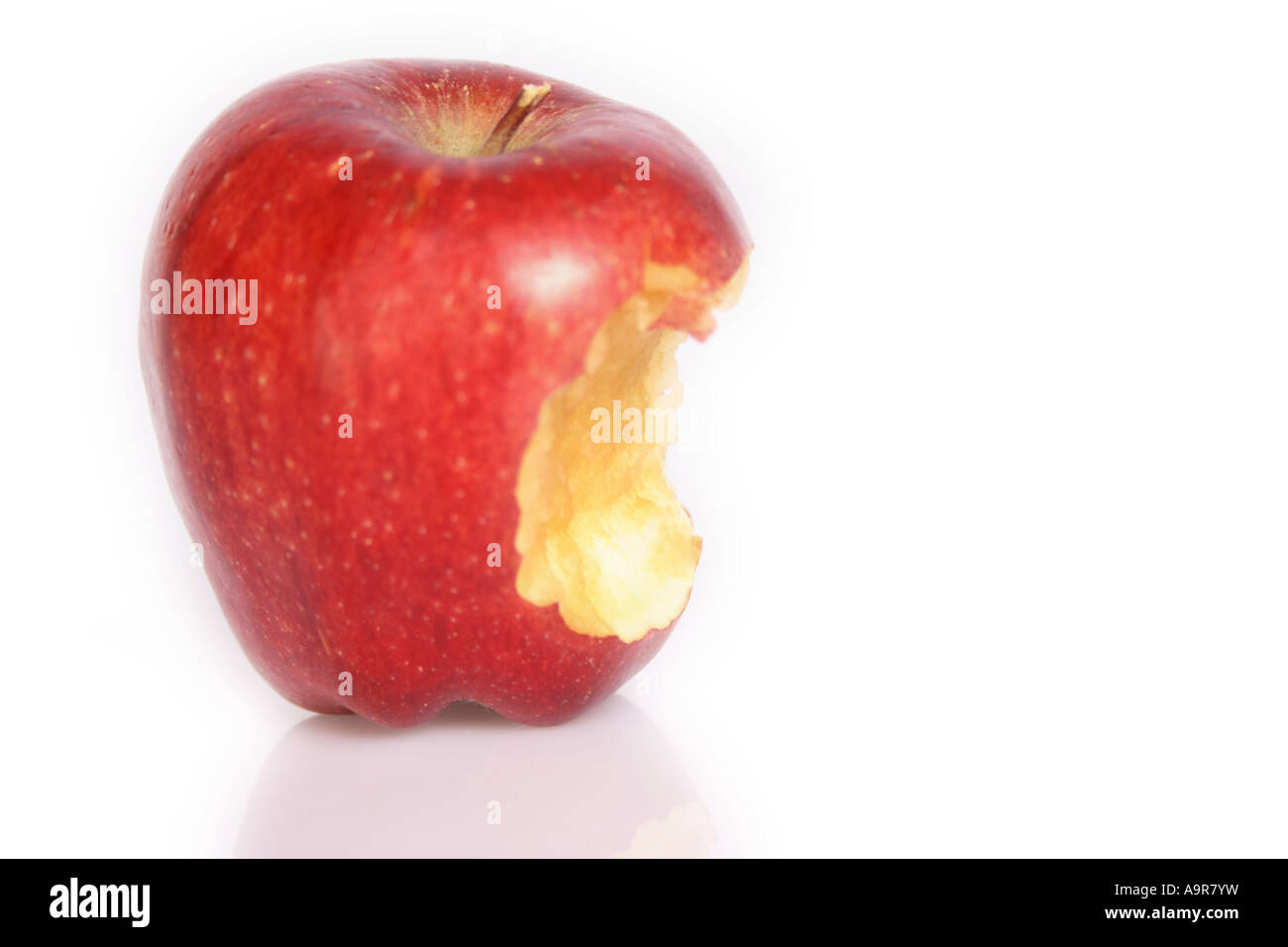 Single ripe apple on Cut Out Stock Images & Pictures - Alamy