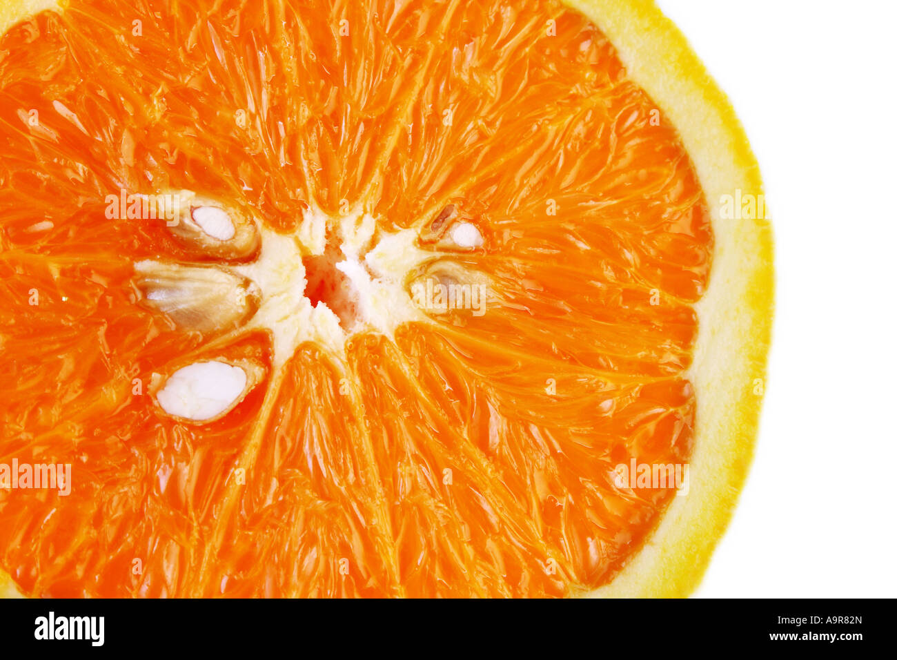 Fresh orange citrus slice Cut Out Stock Images & Pictures - Alamy