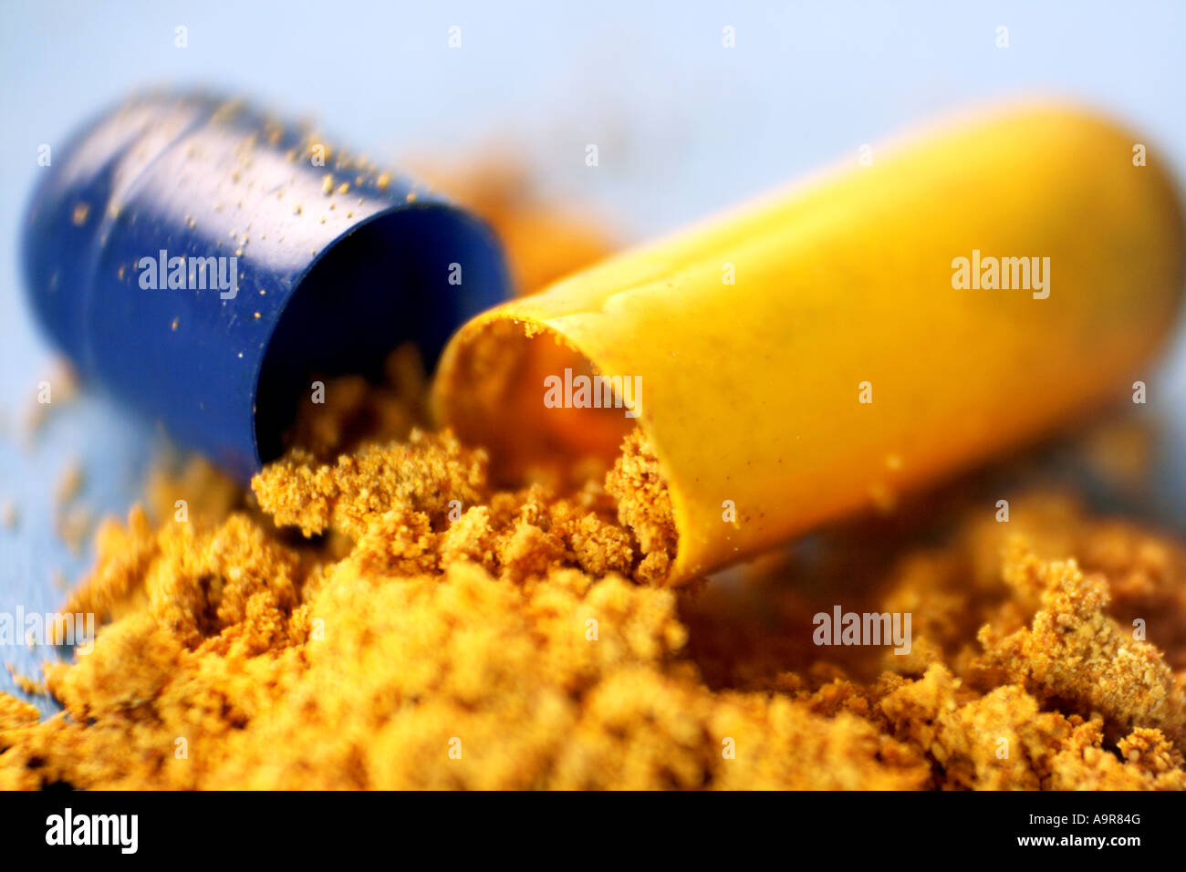 Extreme Close up shot of an open capsule Stock Photo - Alamy