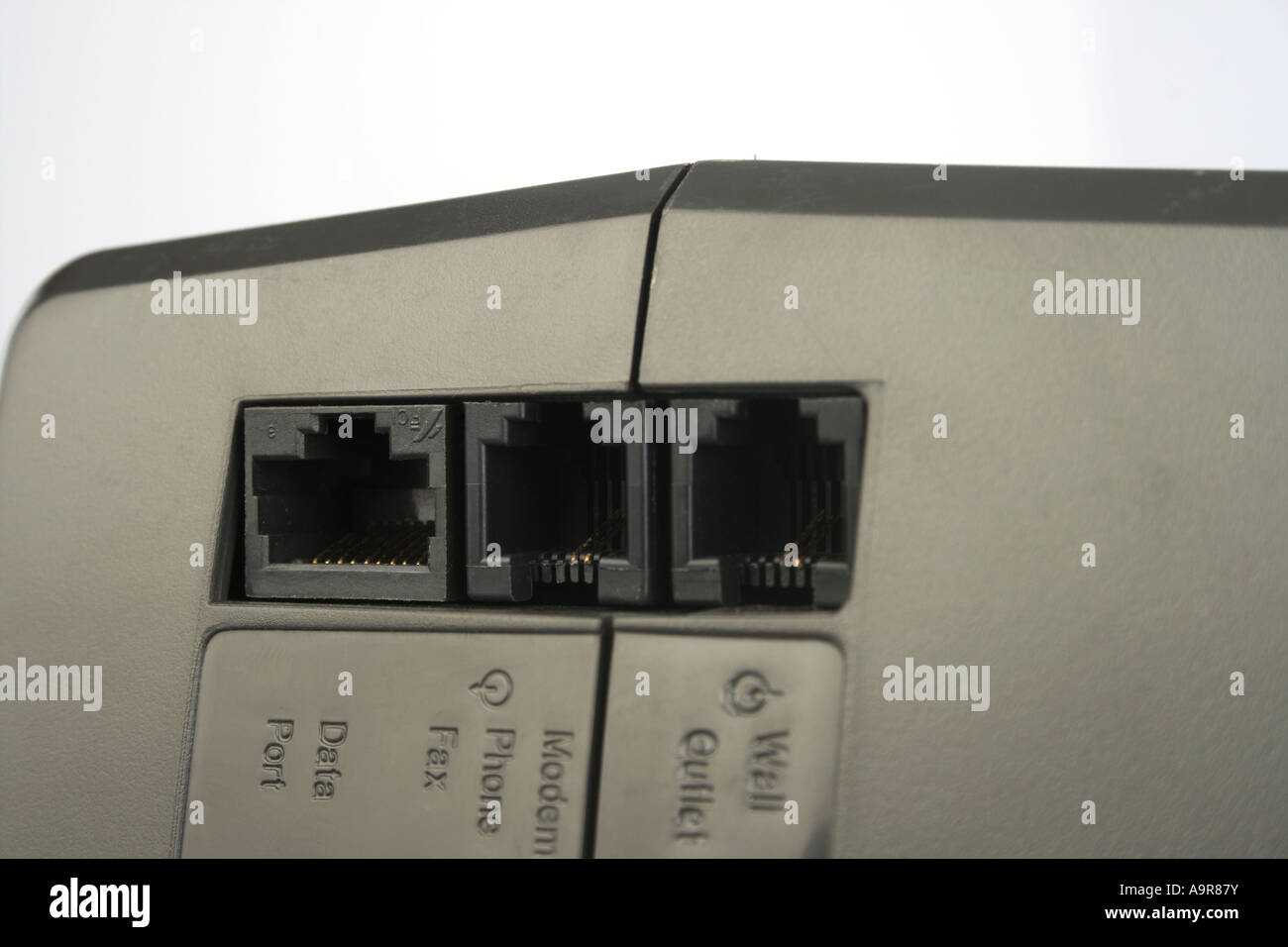 Network connection plug socket Stock Photo - Alamy