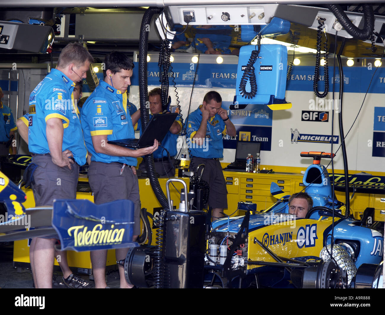 Renault Team at Work Stock Photo - Alamy