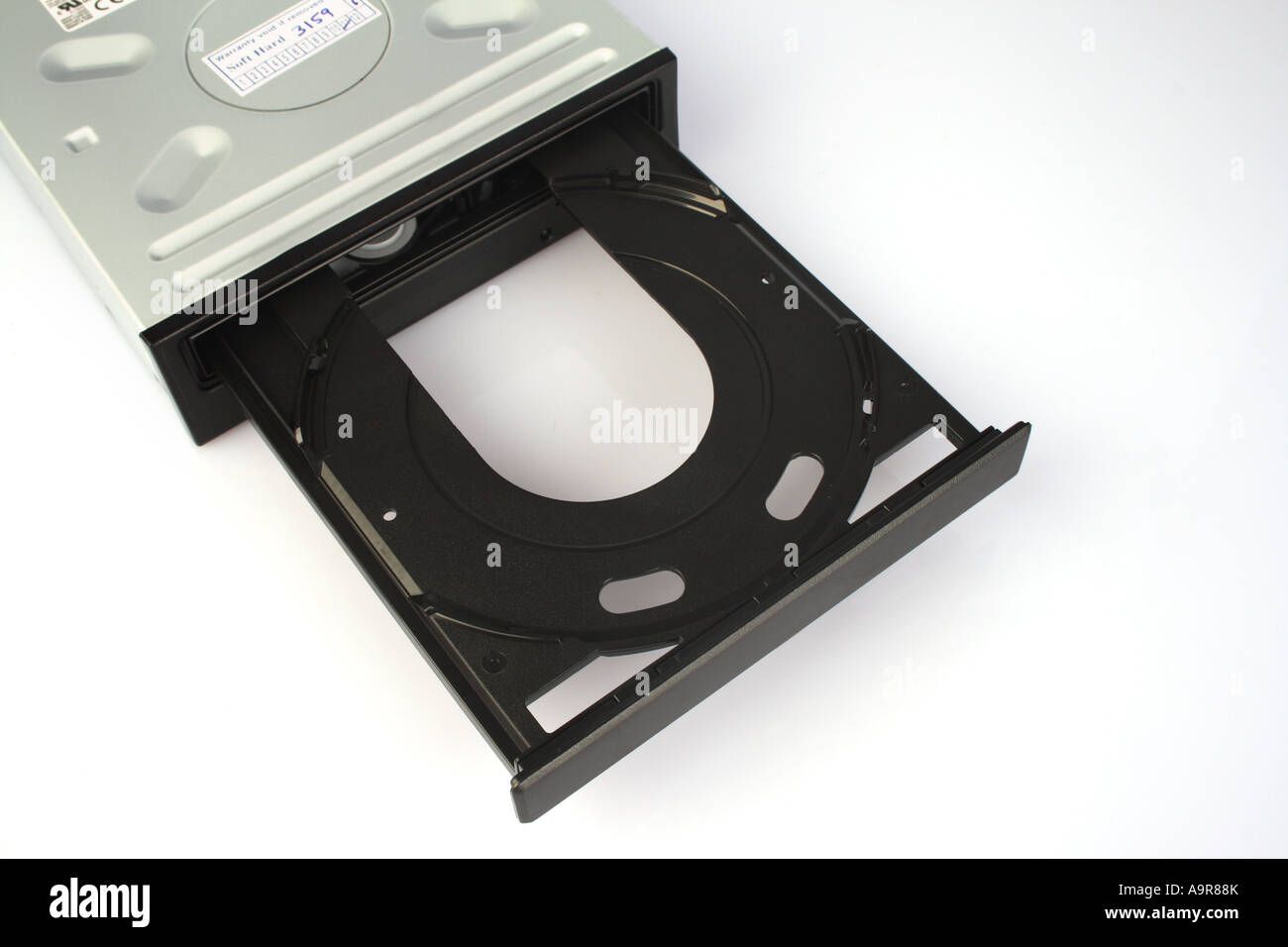 Top angle of a CD ROM Stock Photo - Alamy