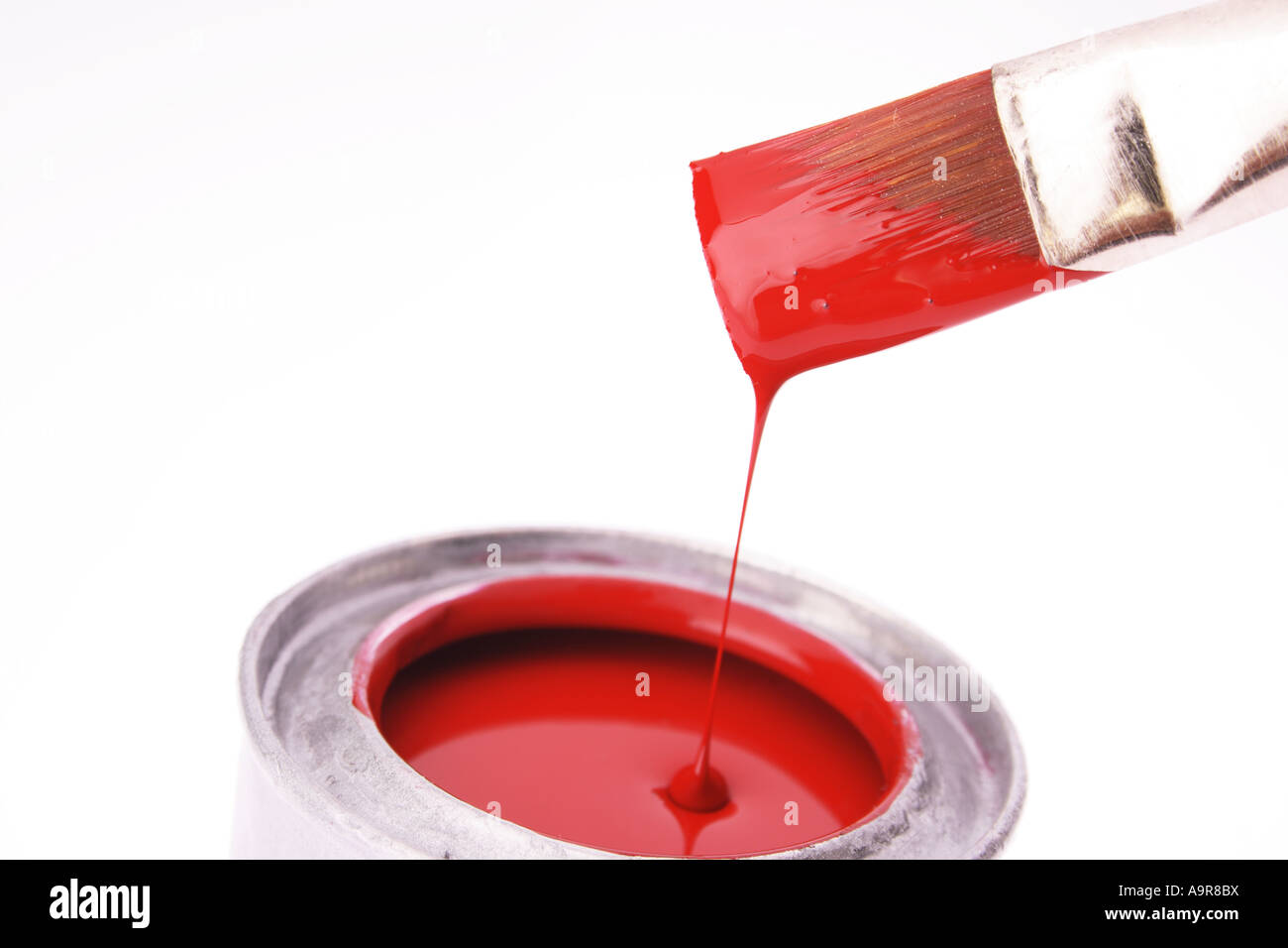 Paint dripping from paint brush hi-res stock photography and images - Alamy