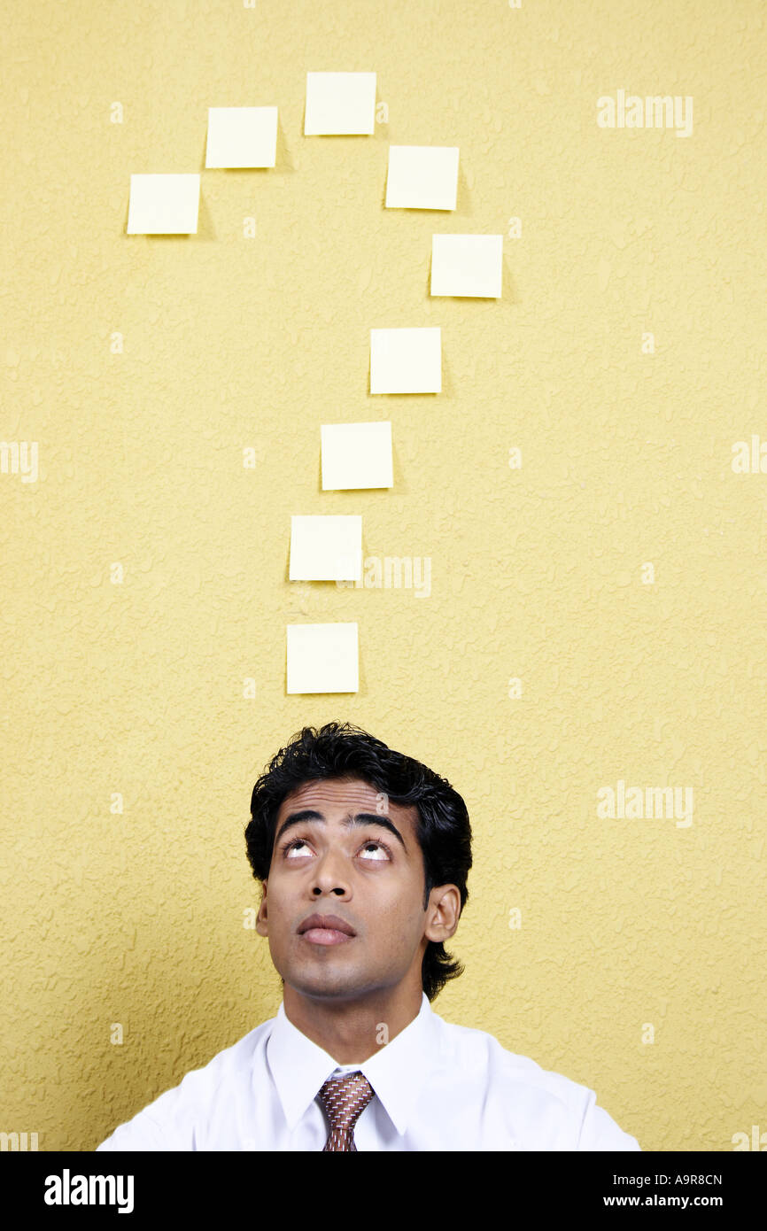 Portrait of a confused business man Stock Photo - Alamy