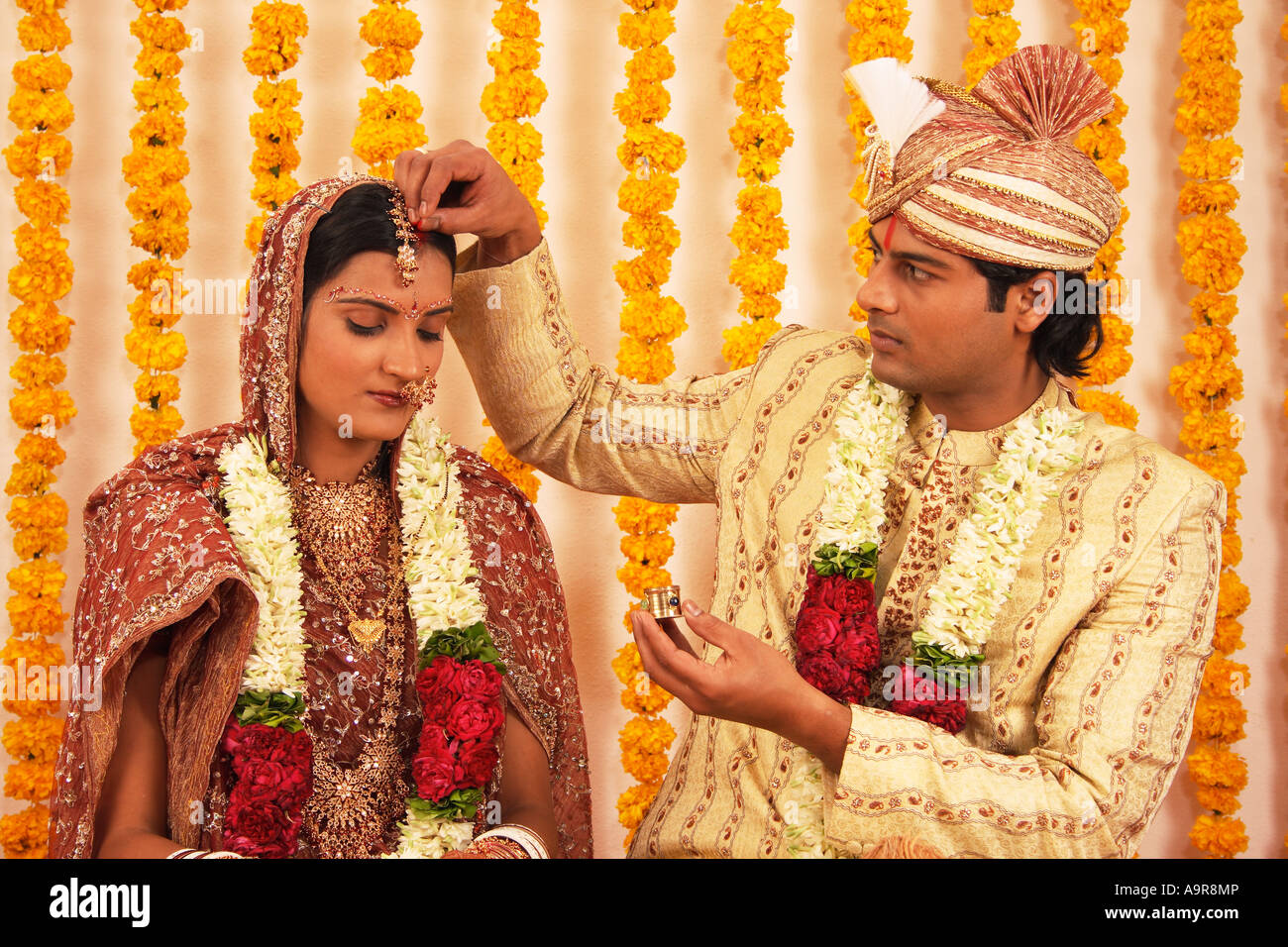 Indian marriage ceremony Stock Photo - Alamy