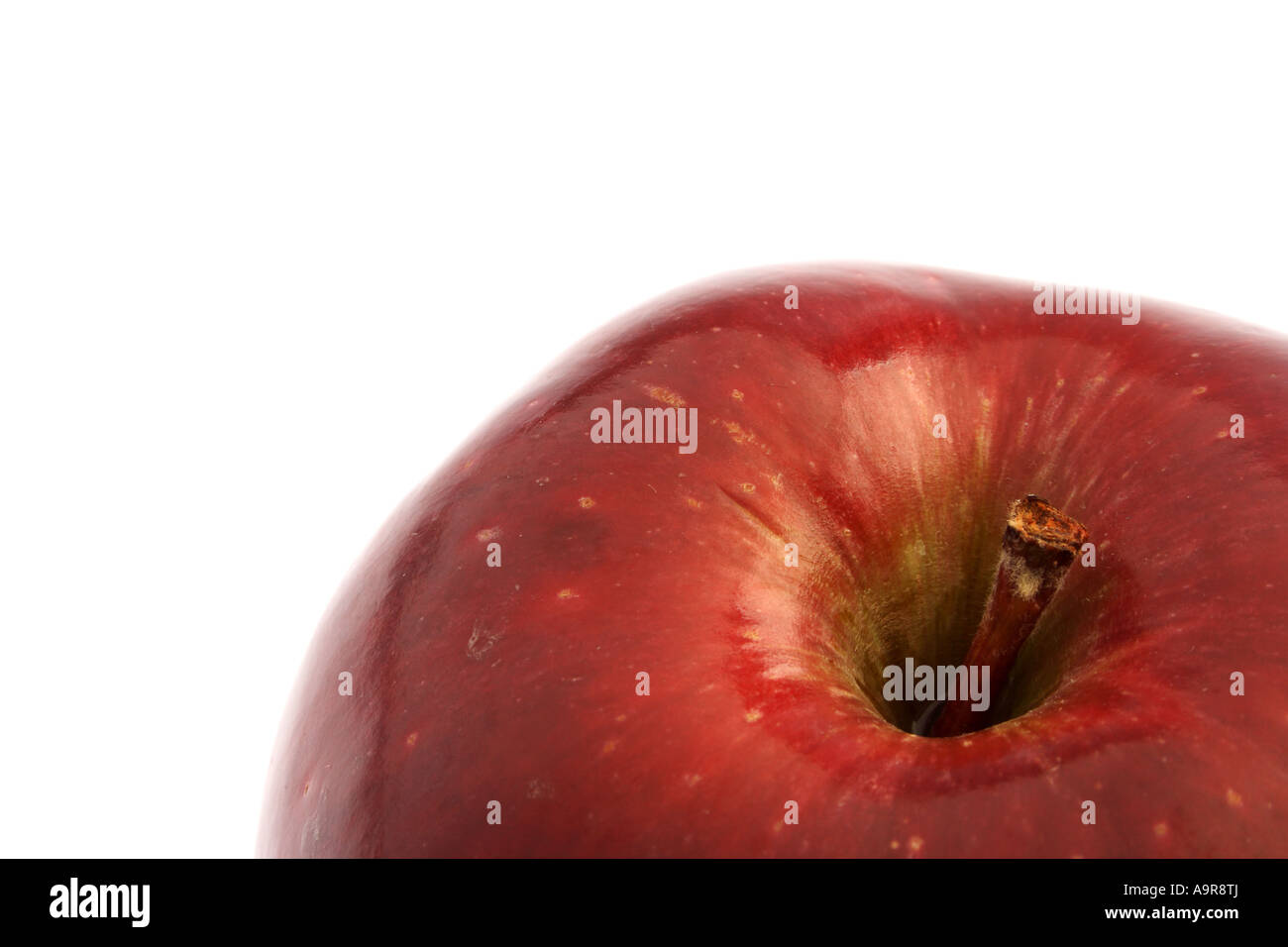 Partial view of an apple Stock Photo - Alamy