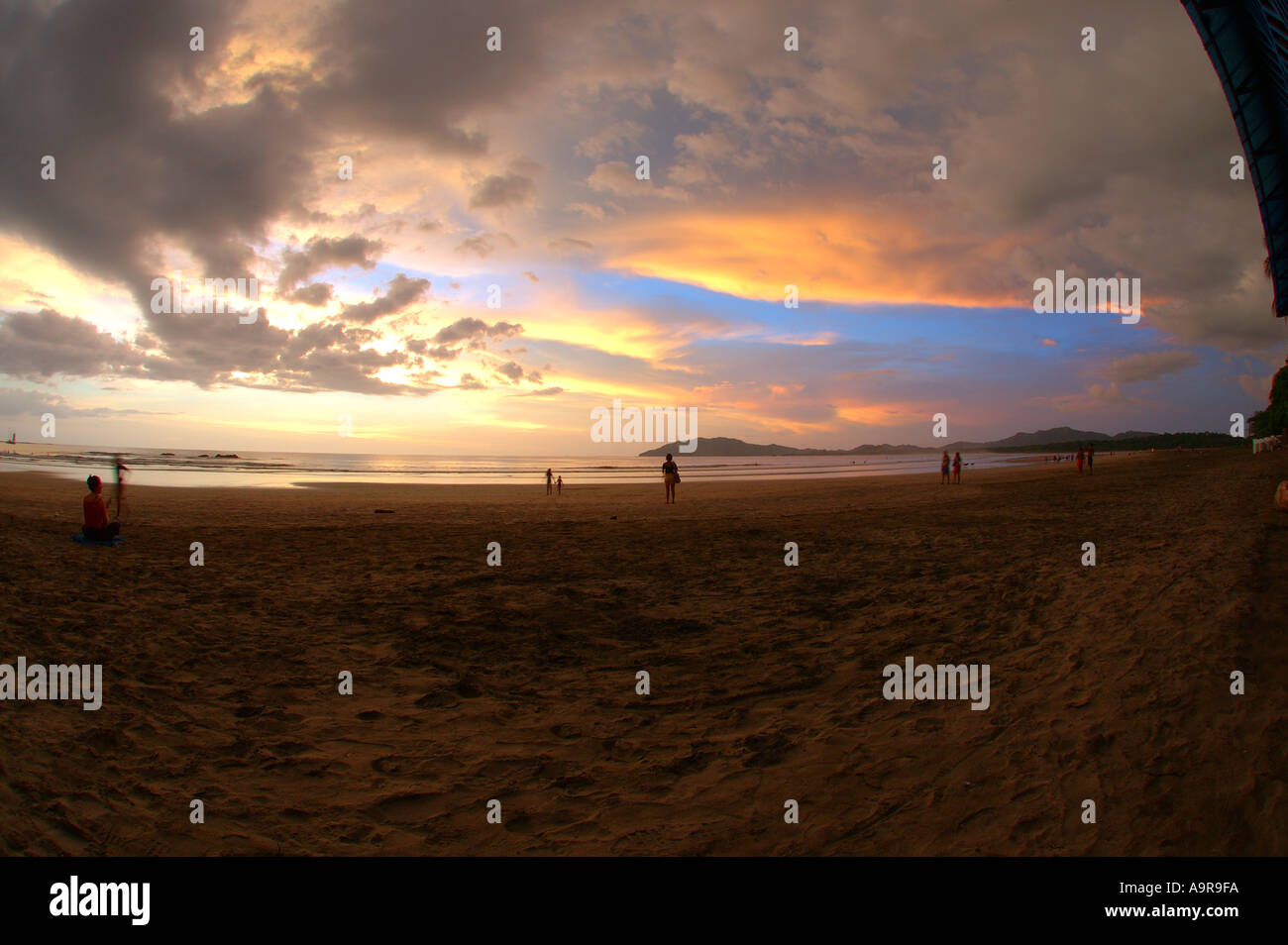 Tamarindo beach Sunset Costa Rica Stock Photo - Alamy