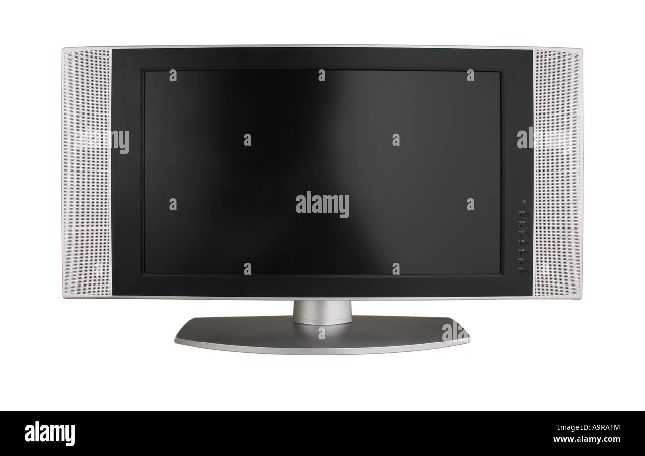 Wide screen tv on Cut Out Stock Images & Pictures - Alamy