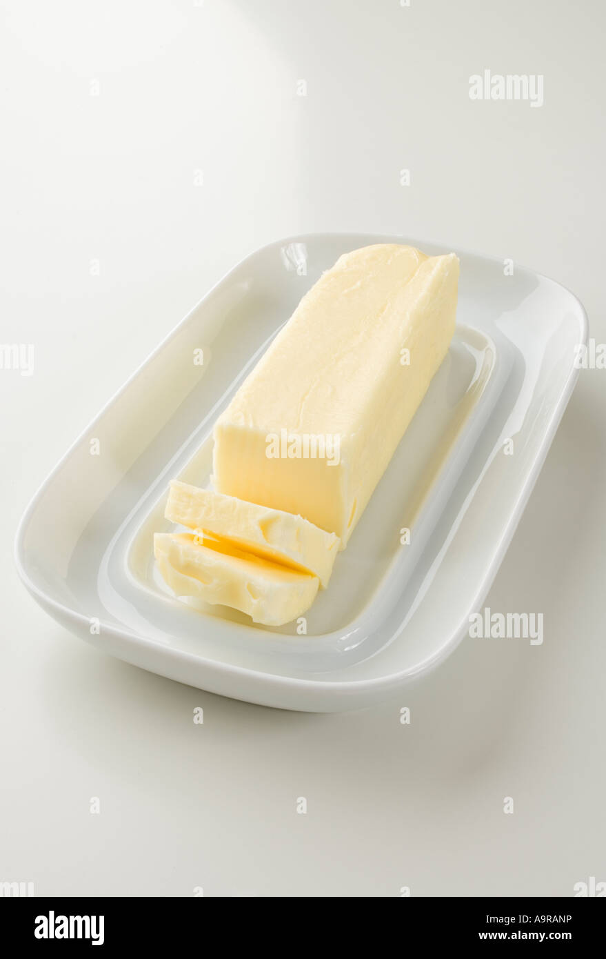 Close up of butter in dish Stock Photo - Alamy