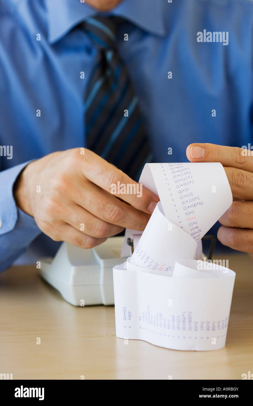 Adding machine hi-res stock photography and images - Alamy