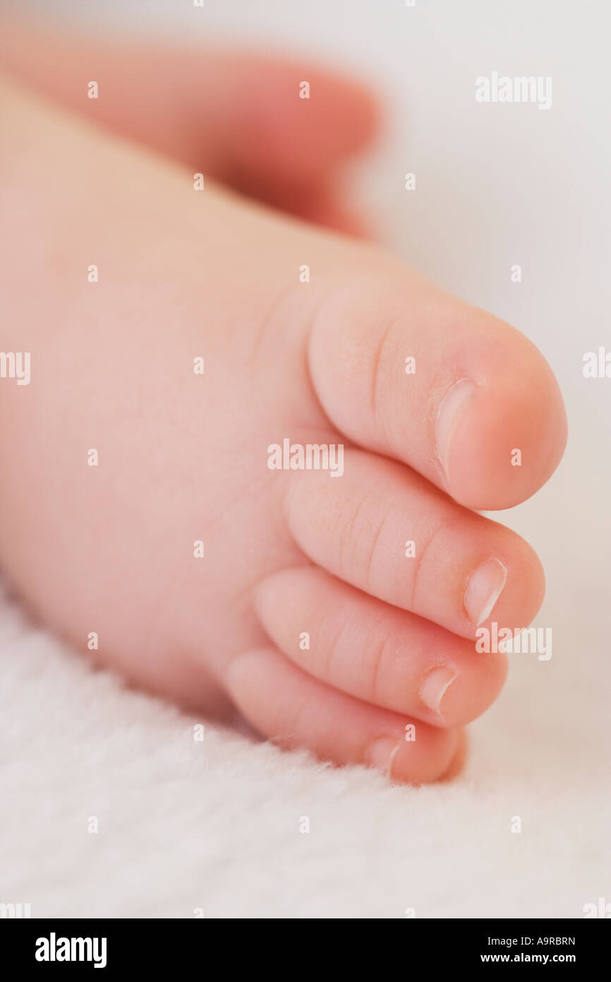 Close up of baby s foot Stock Photo - Alamy