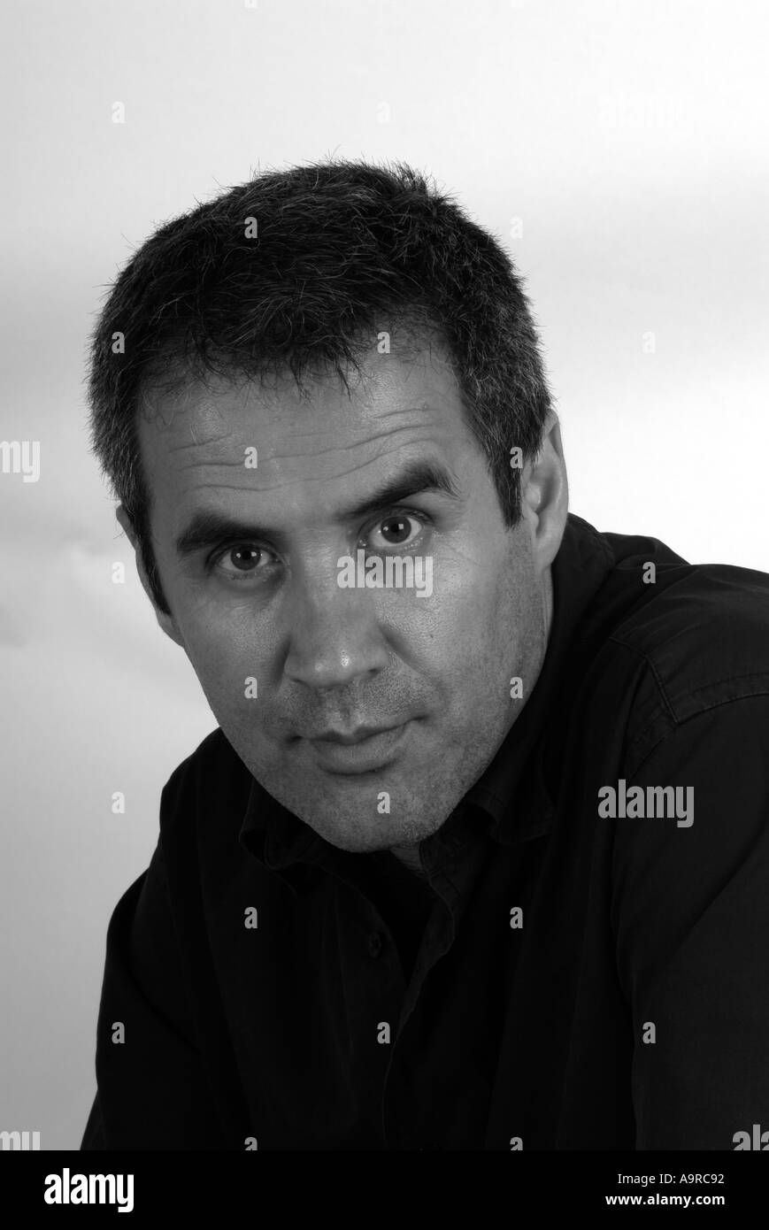 Portrait of a 44 year old Turkish man London UK Stock Photo - Alamy