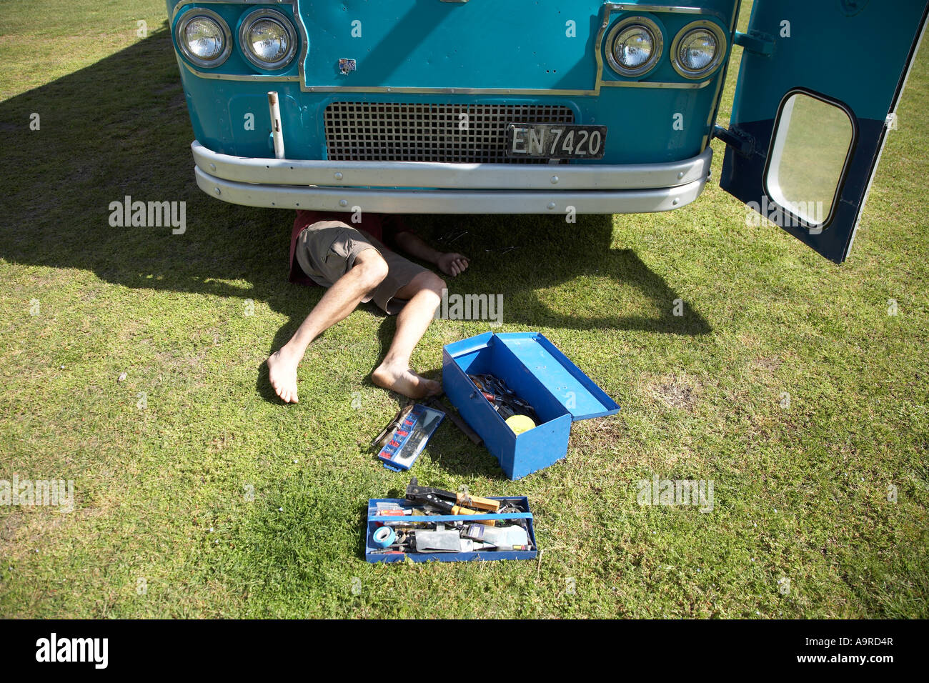 Camper van technician hi-res stock photography and images - Alamy