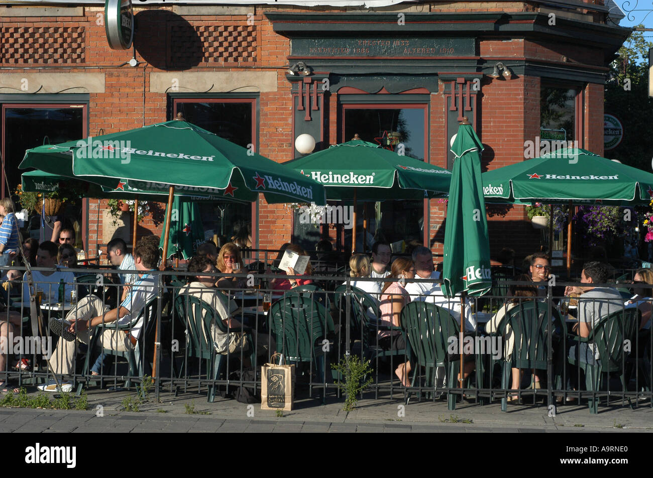 Terrace downtown Toronto Ontario Canada Stock Photo - Alamy
