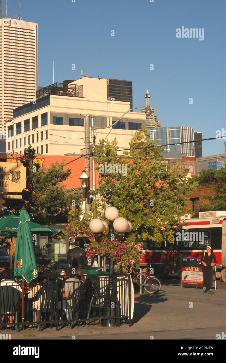 Terrace downtown Toronto Ontario Canada Stock Photo - Alamy