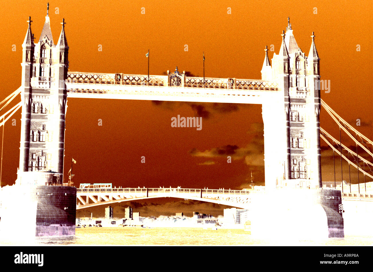 Tower Bridge special effect Stock Photo - Alamy