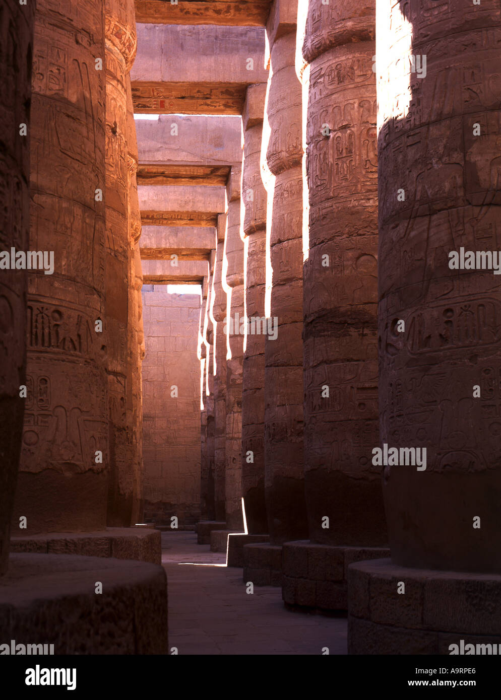 Karnak temple egypt inside hi-res stock photography and images - Alamy