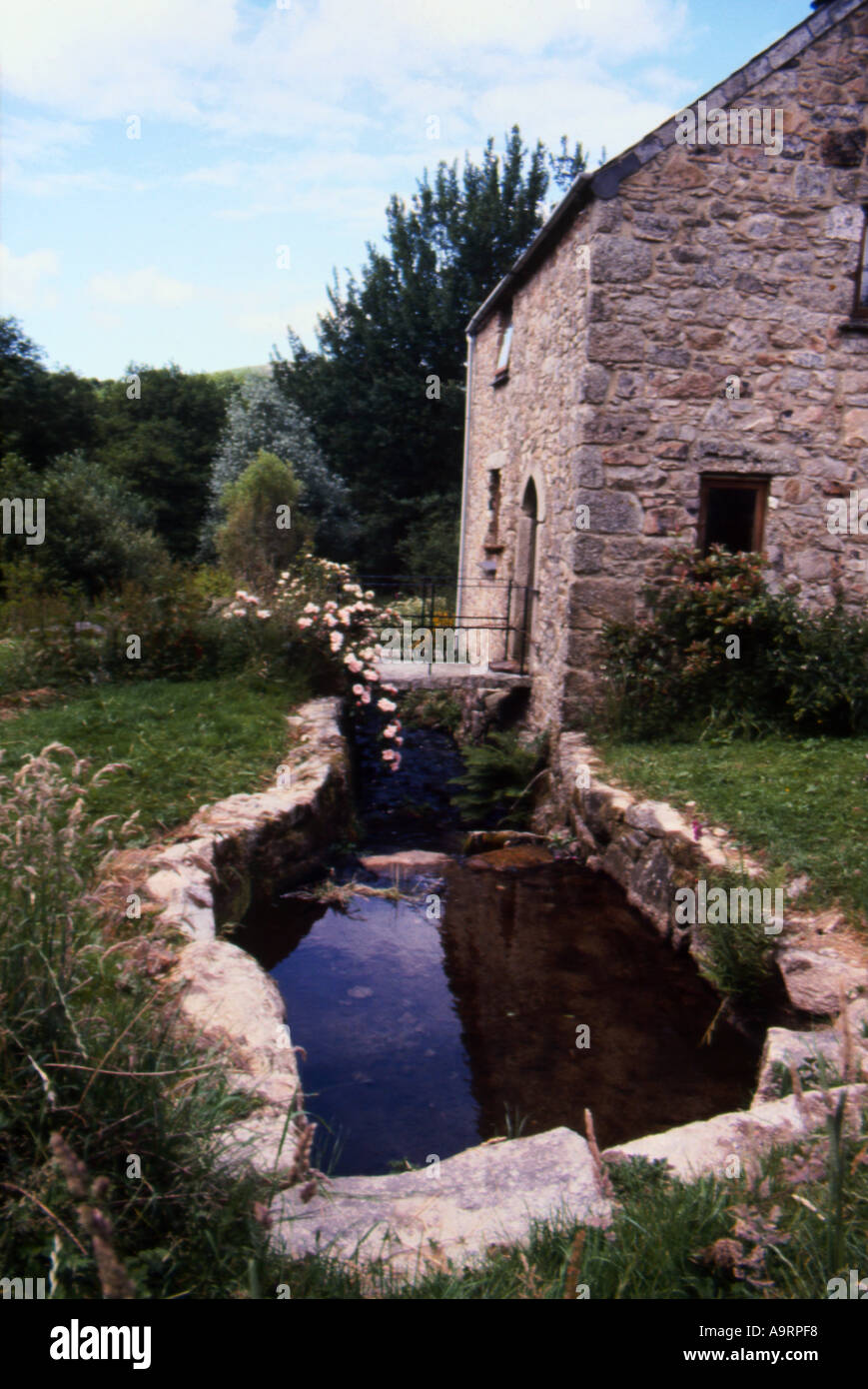 Converted mill Devon Stock Photo - Alamy