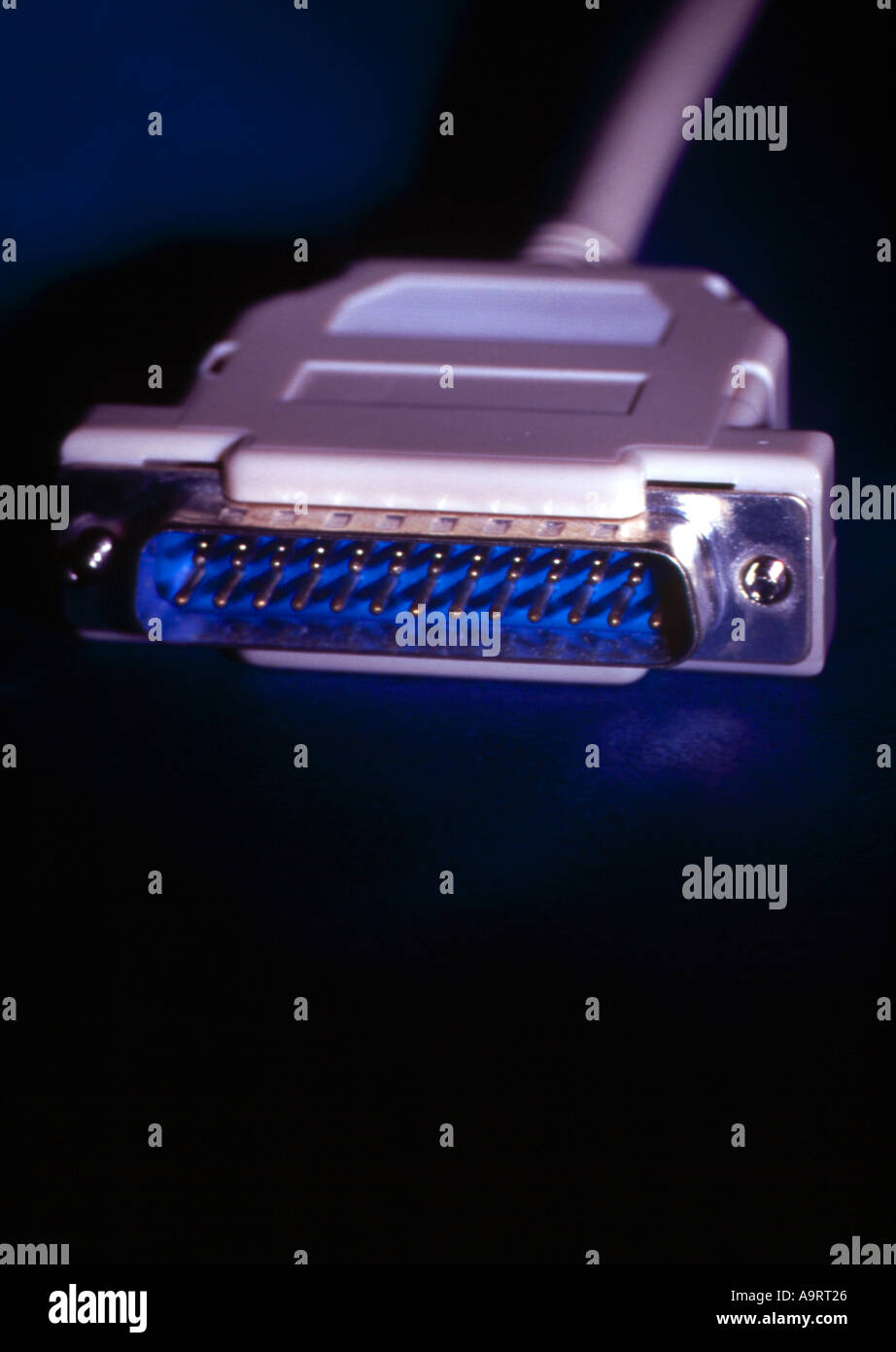 Parallel printer cable hi-res stock photography and images - Alamy