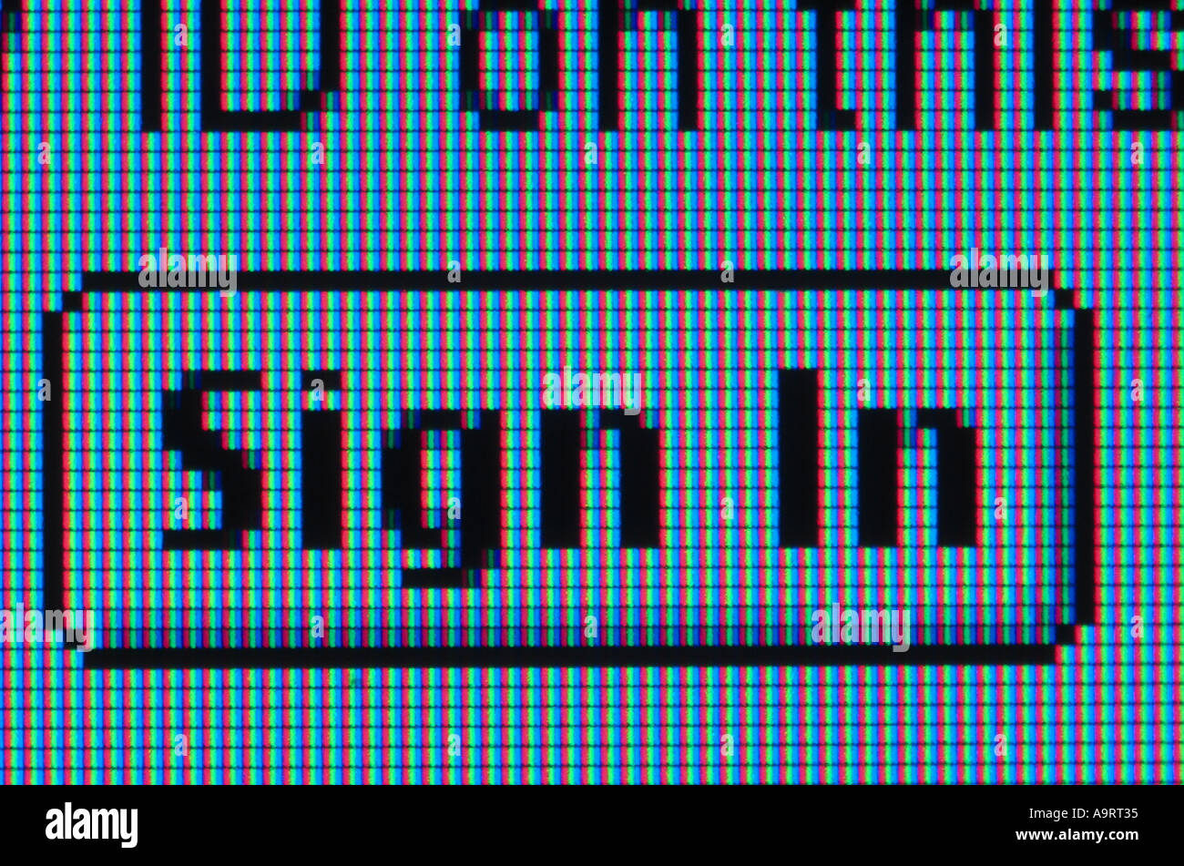 Sign in computer icon Stock Photo - Alamy