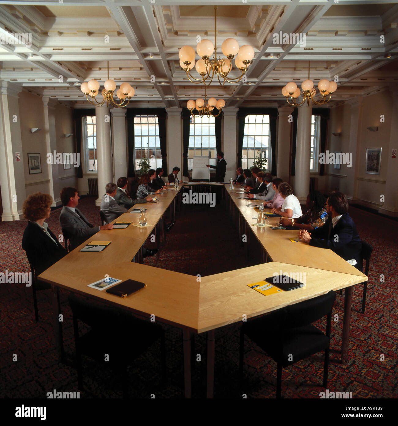 Executive boardroom conference Stock Photo - Alamy